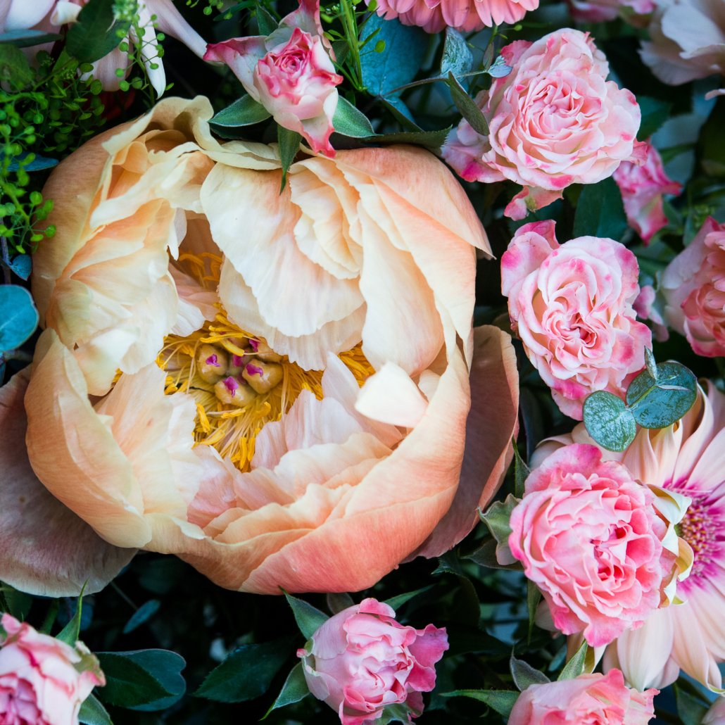 Bouquet de Saison Saumoné et Orange | Côté Naturel