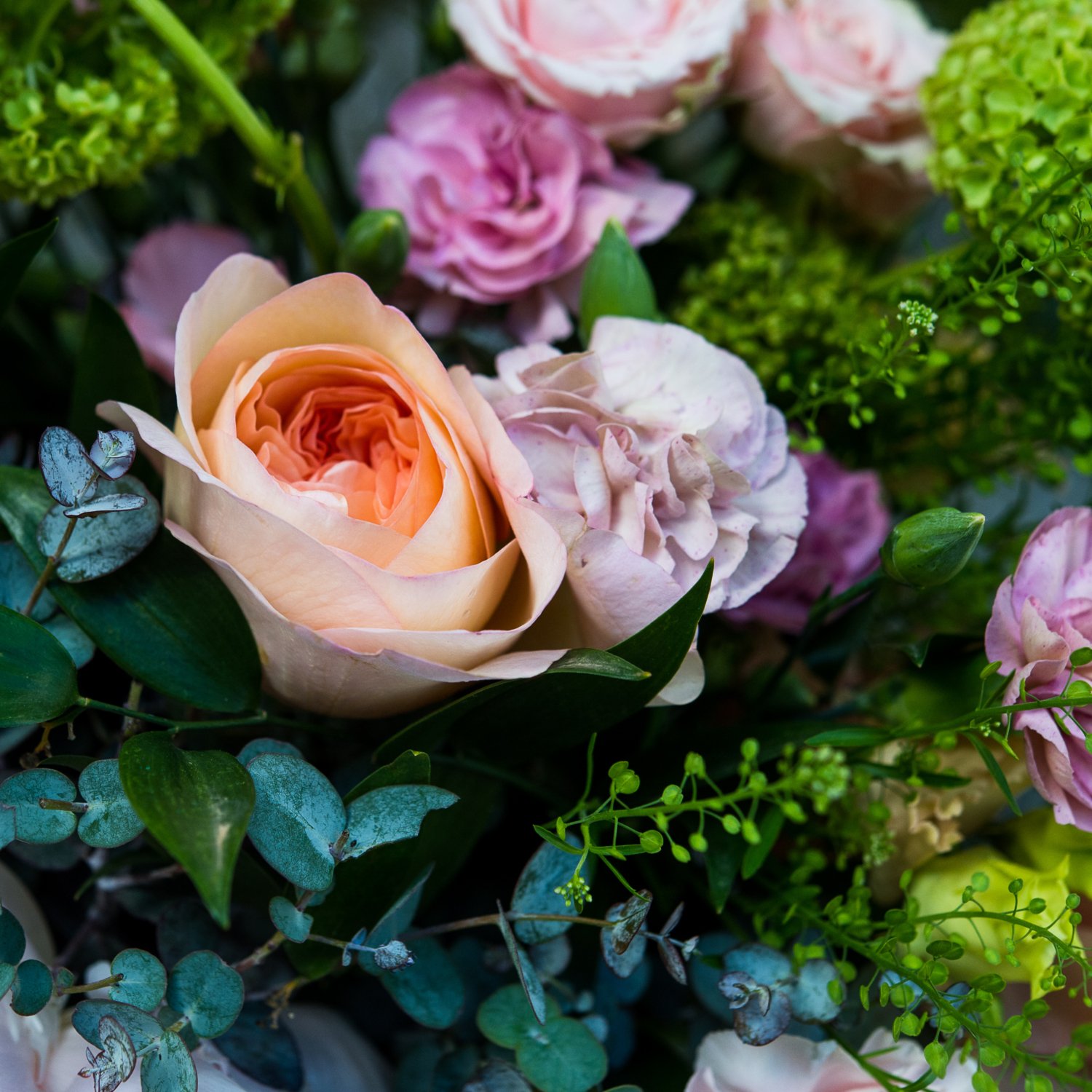Bouquet de Saison Pastel Rose et Saumon | Côté Naturel