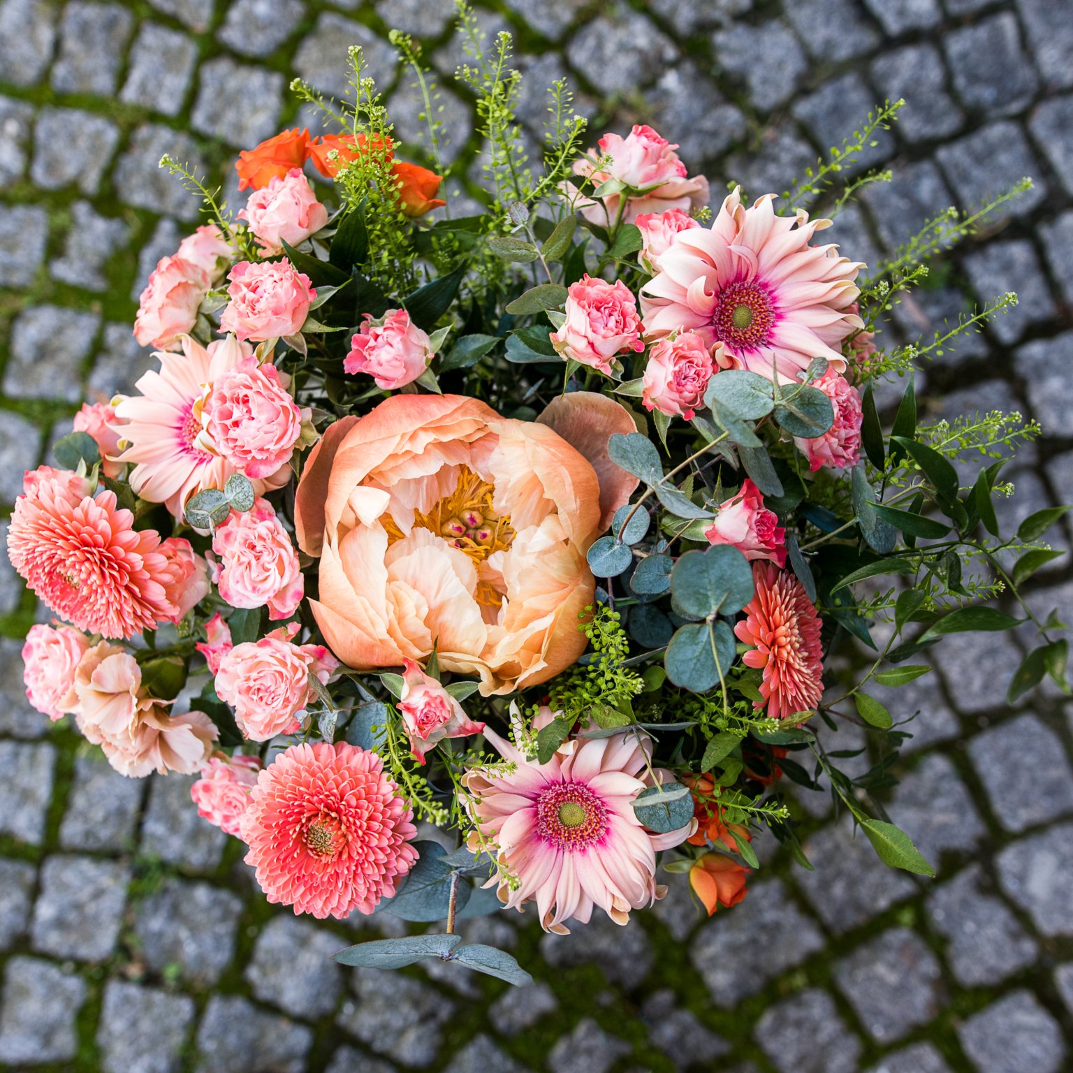 Bouquet de Saison Saumoné et Orange | Côté Naturel